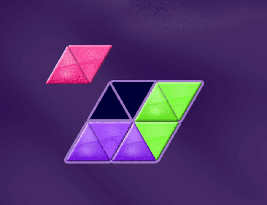Triângulos Puzzle: jogo divertido | Escola Games